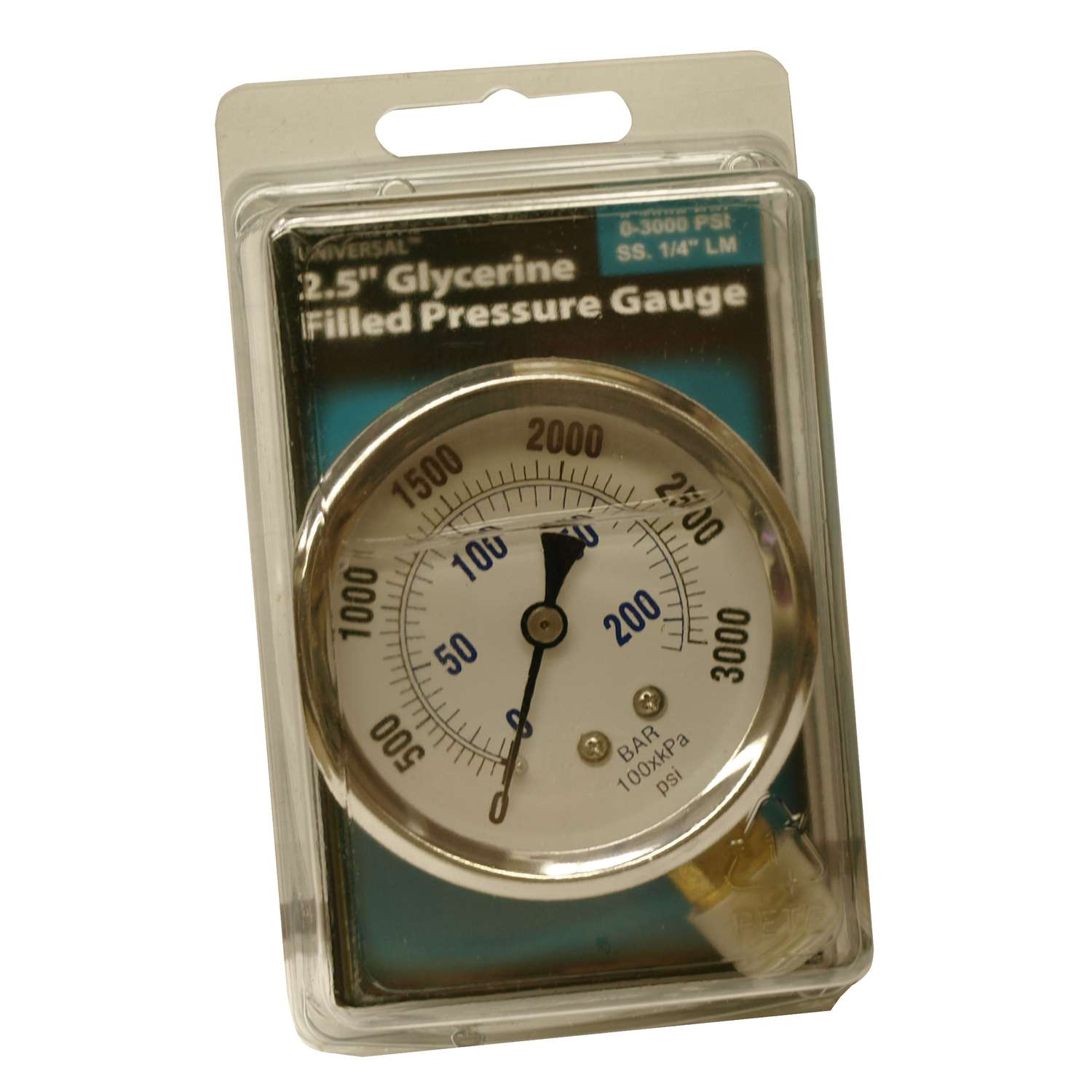 Universal Pressure Gauge 3000 psi - Ace Hardware