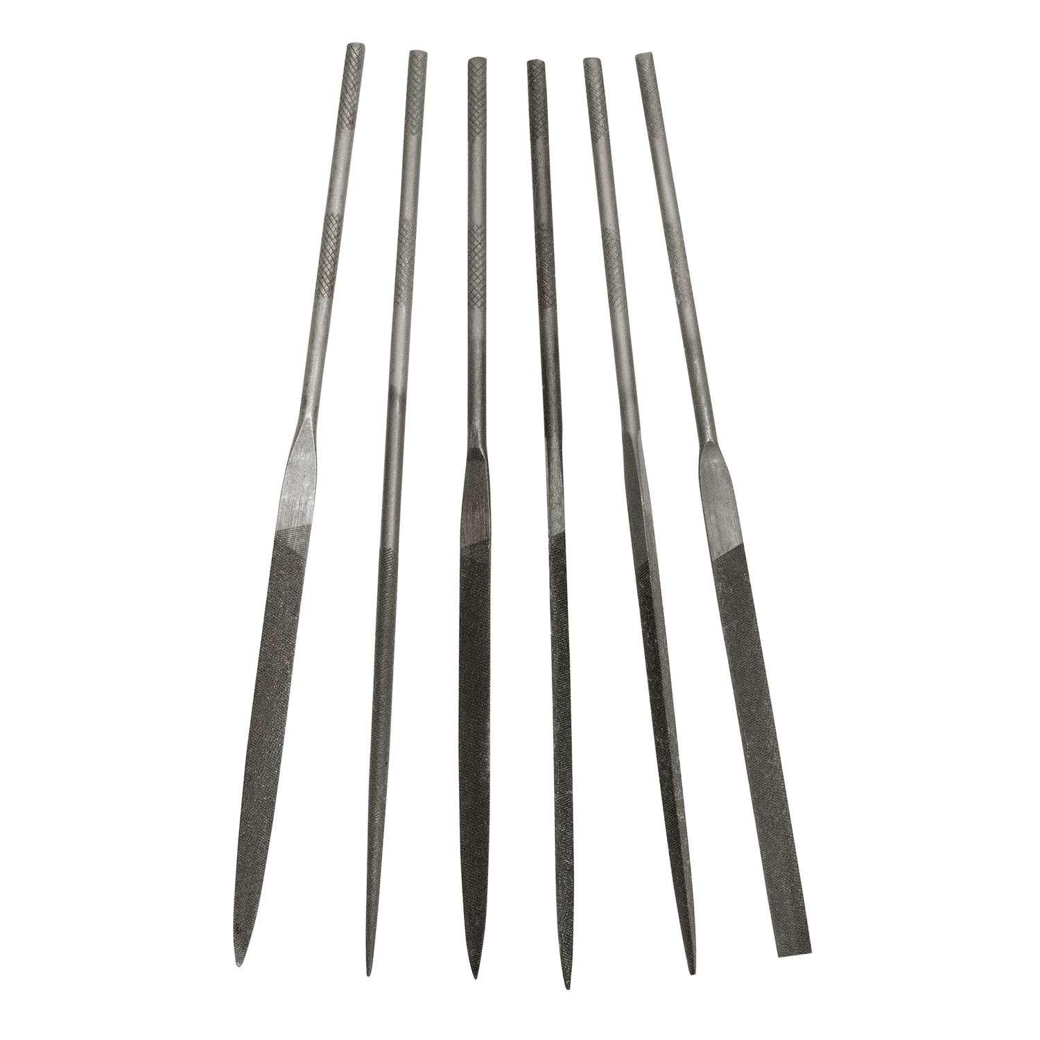 Great Neck High Carbon Steel Needle File Set 6 pc - Ace Hardware