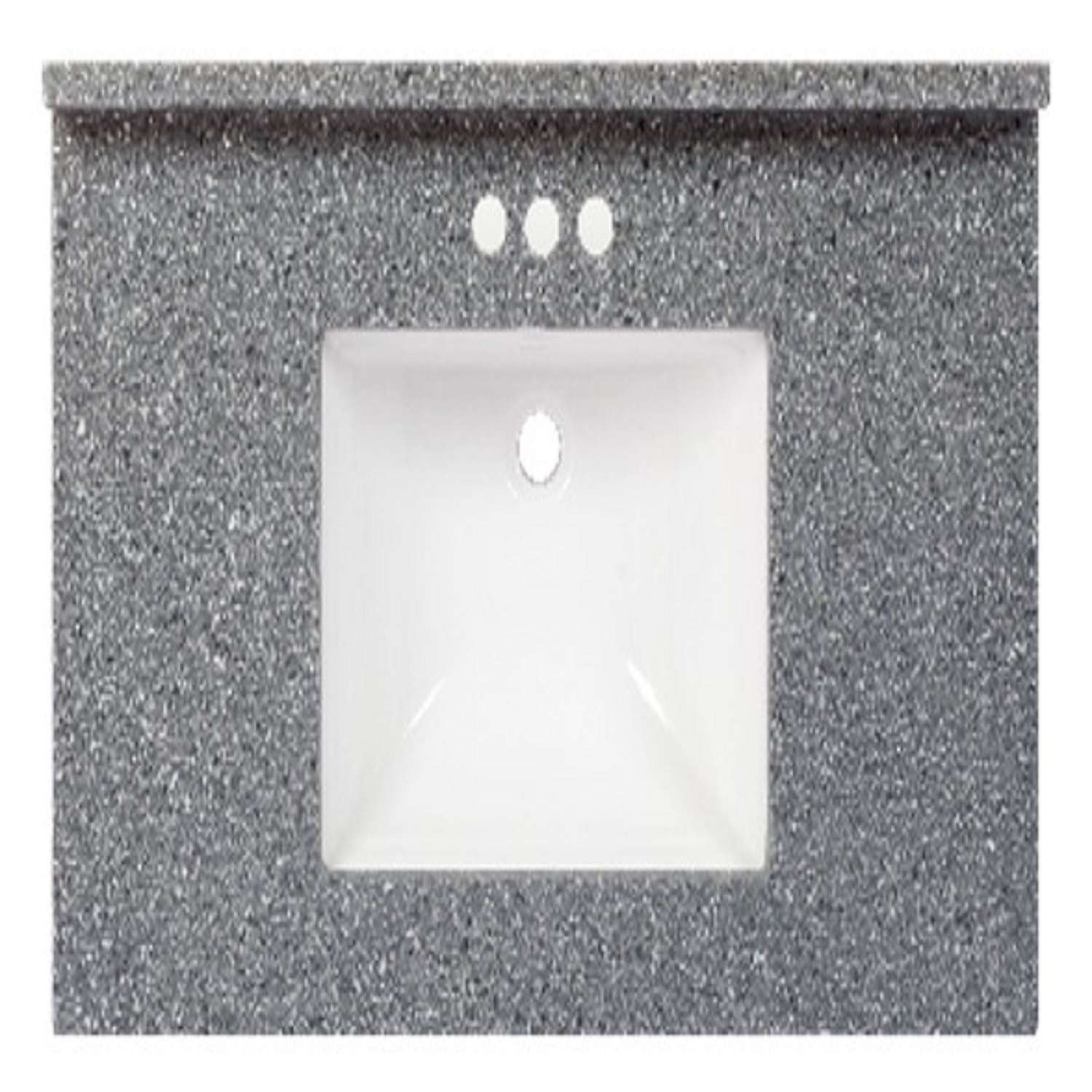 Arstar Charlotte Cultured Marble Vanity Top 37 in. W X 22 in. D ...