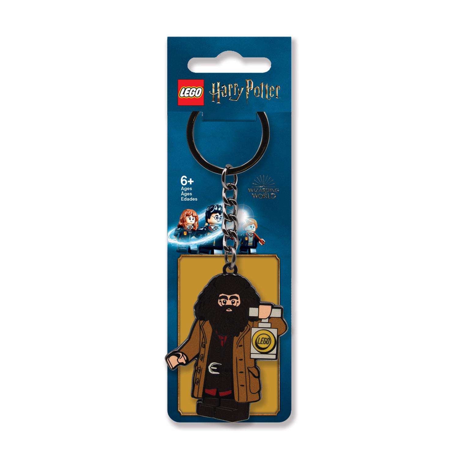 LEGO Harry Potter Metal Brown/Tan Hagrid Keychain - Ace Hardware