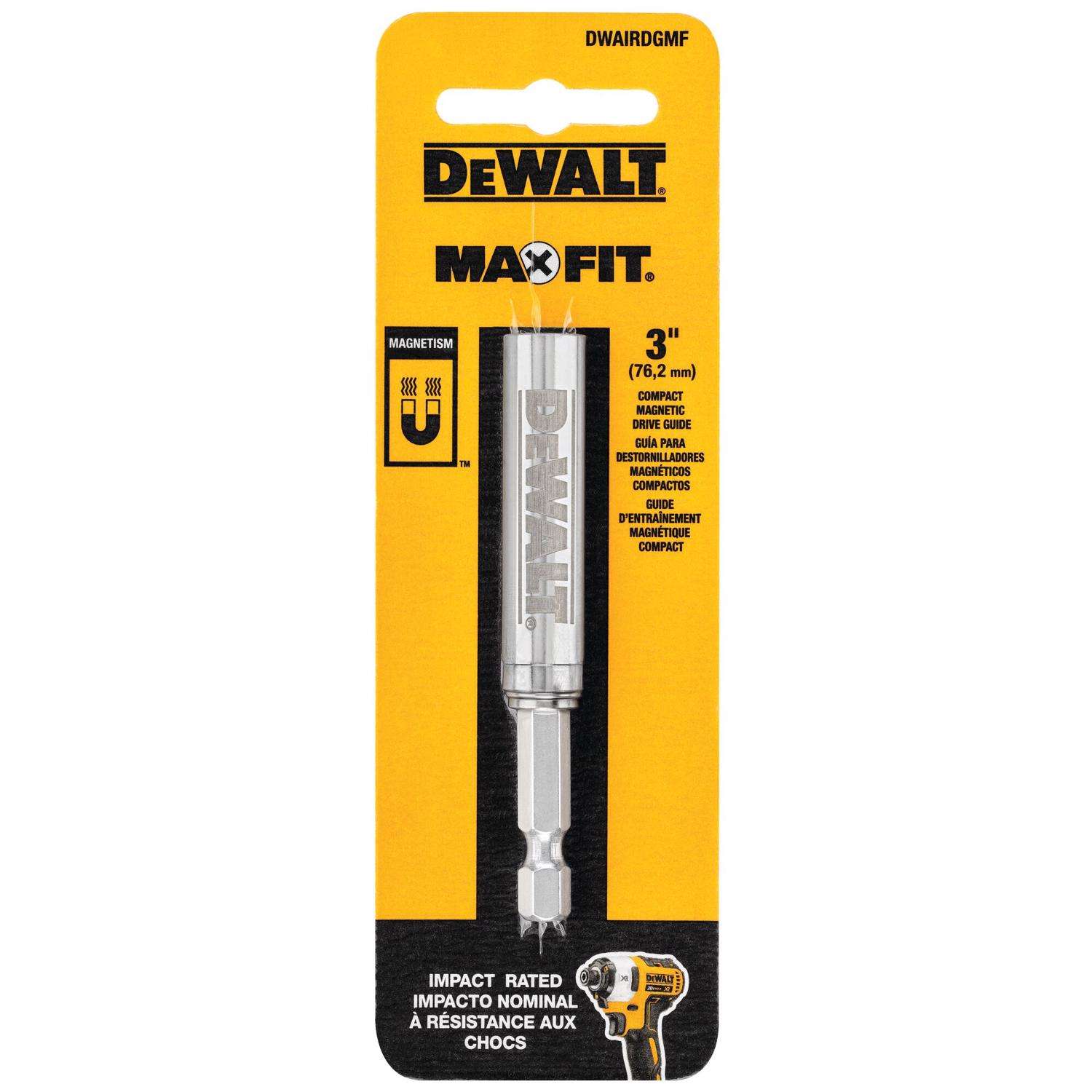DeWalt Max Fit 1/4 in. X 3 in. L Driver Bit S2 Tool Steel 1 pc - Ace ...