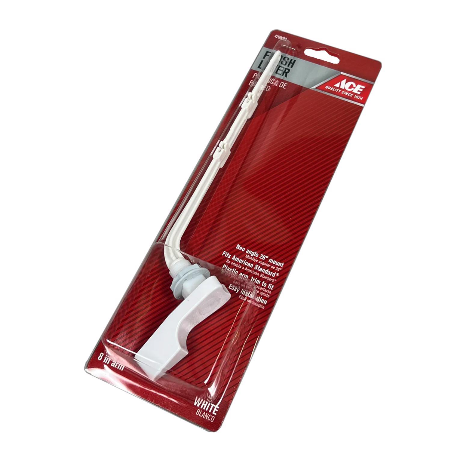 Ace Flush Lever White Plastic - Ace Hardware