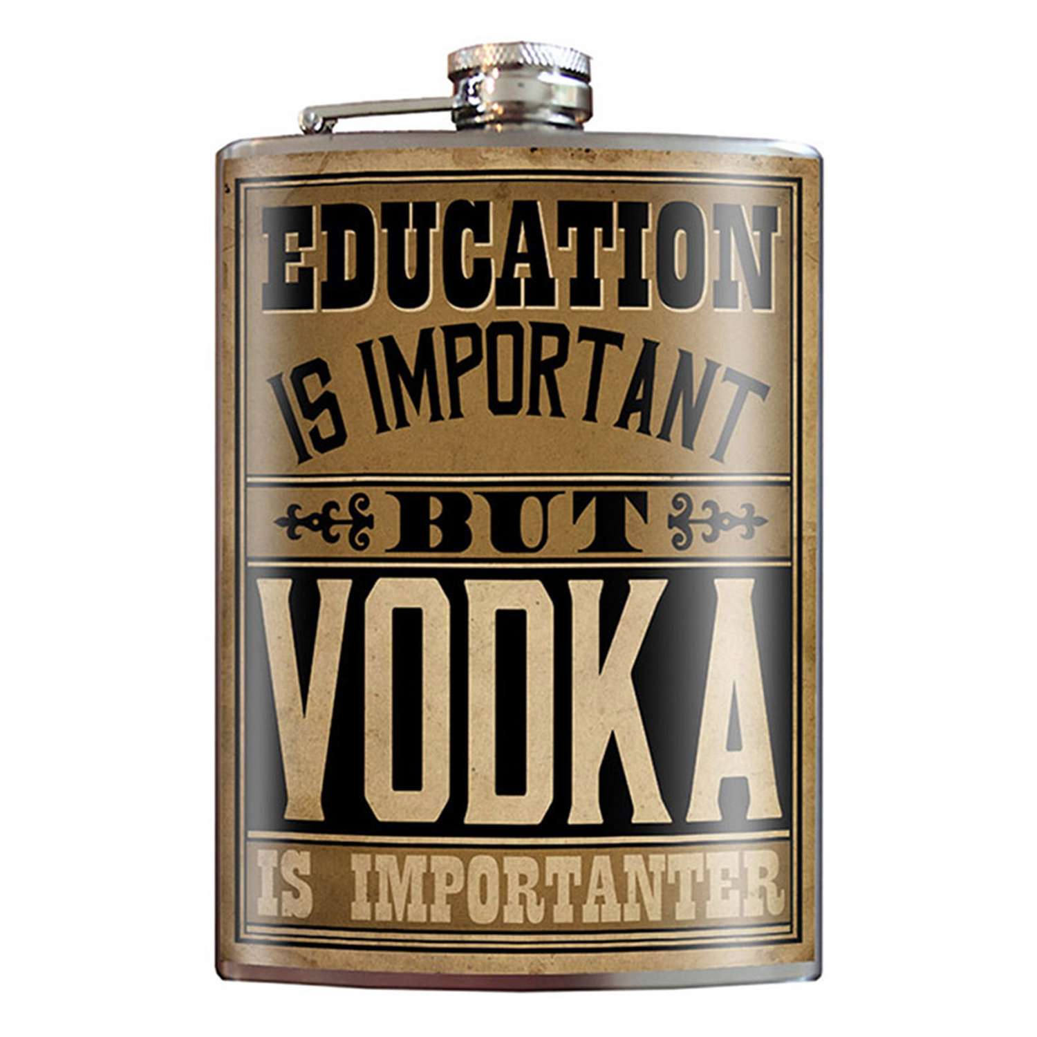 Trixie & Milo 8 oz Beige Stainless Steel Hip Flask - Ace Hardware