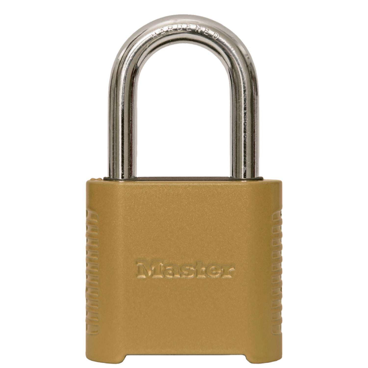 Master Lock 2 in. W Hardened Steel Resettable Combination Padlock - Ace ...