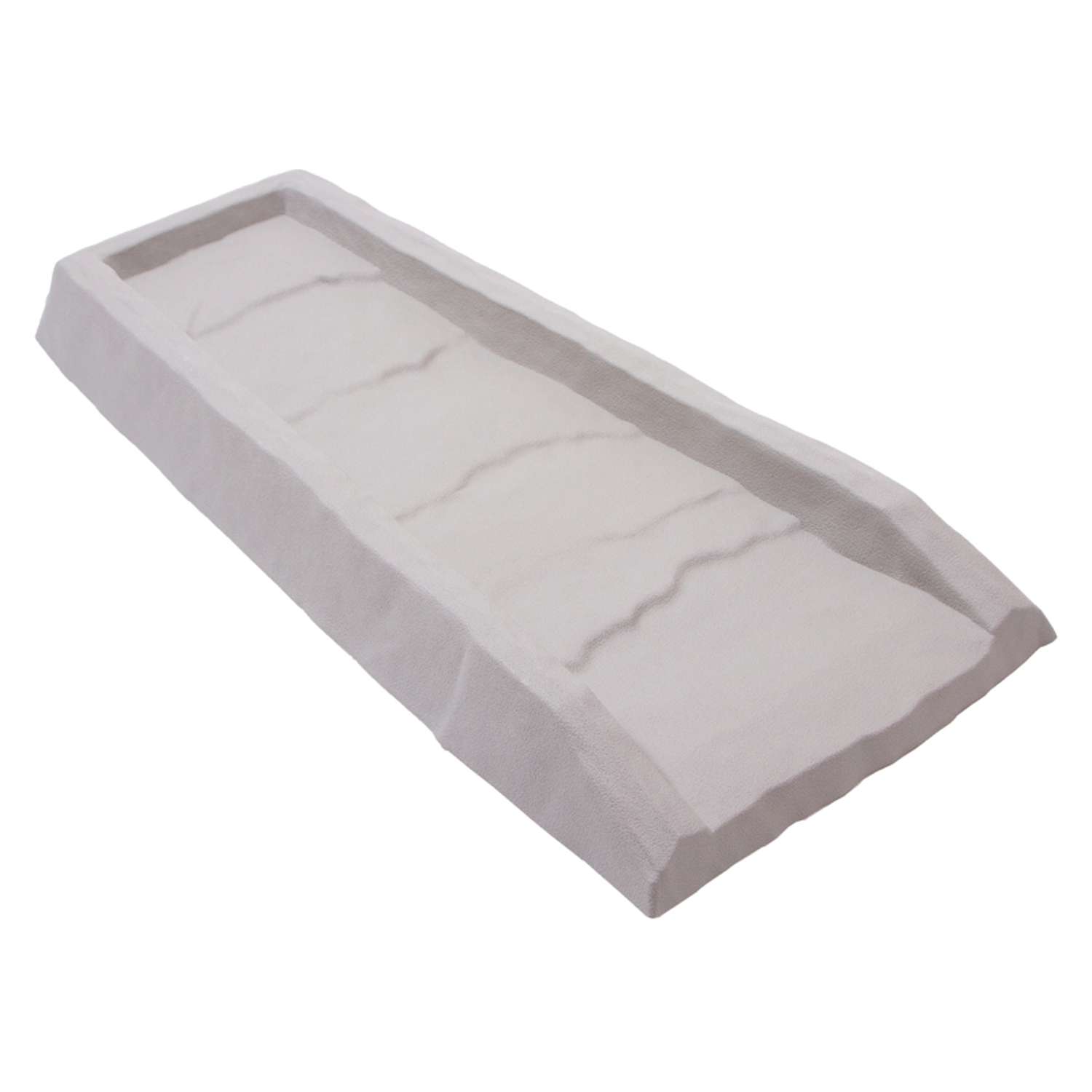 Master Mark 2.5 in. H X 11.5 in. W X 24 in. L Gray Plastic Splash Block ...