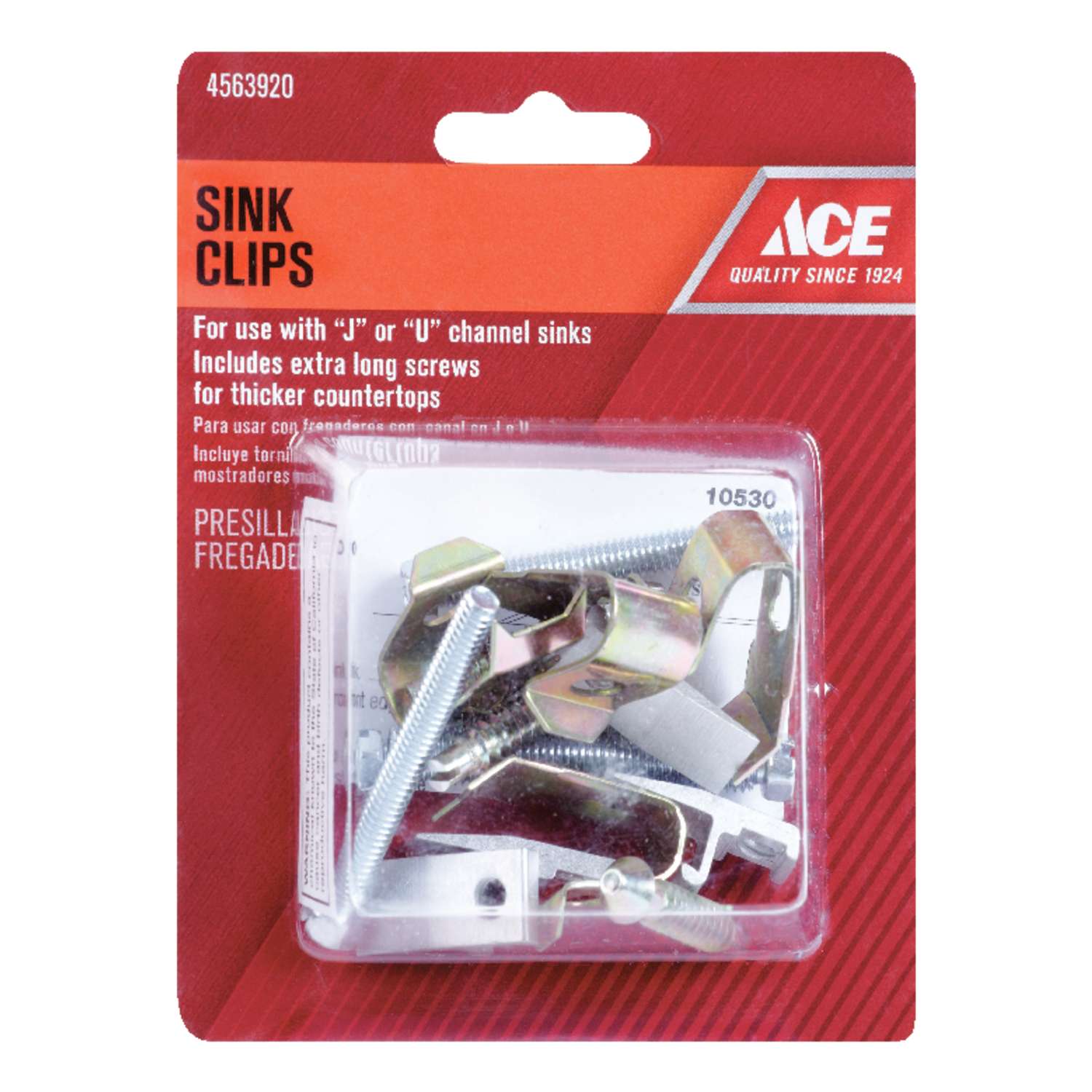 Ace Stainless Steel Sink Clips - Ace Hardware