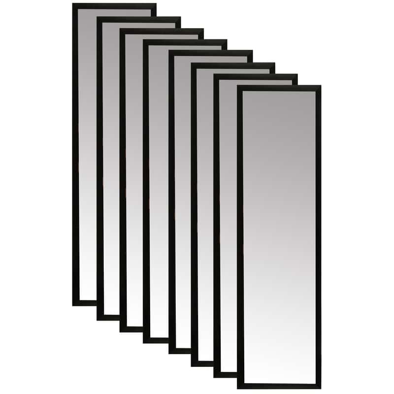 Pinnacle 48 in. H X 12 in. W Black Plastic Door Mirror - Ace Hardware