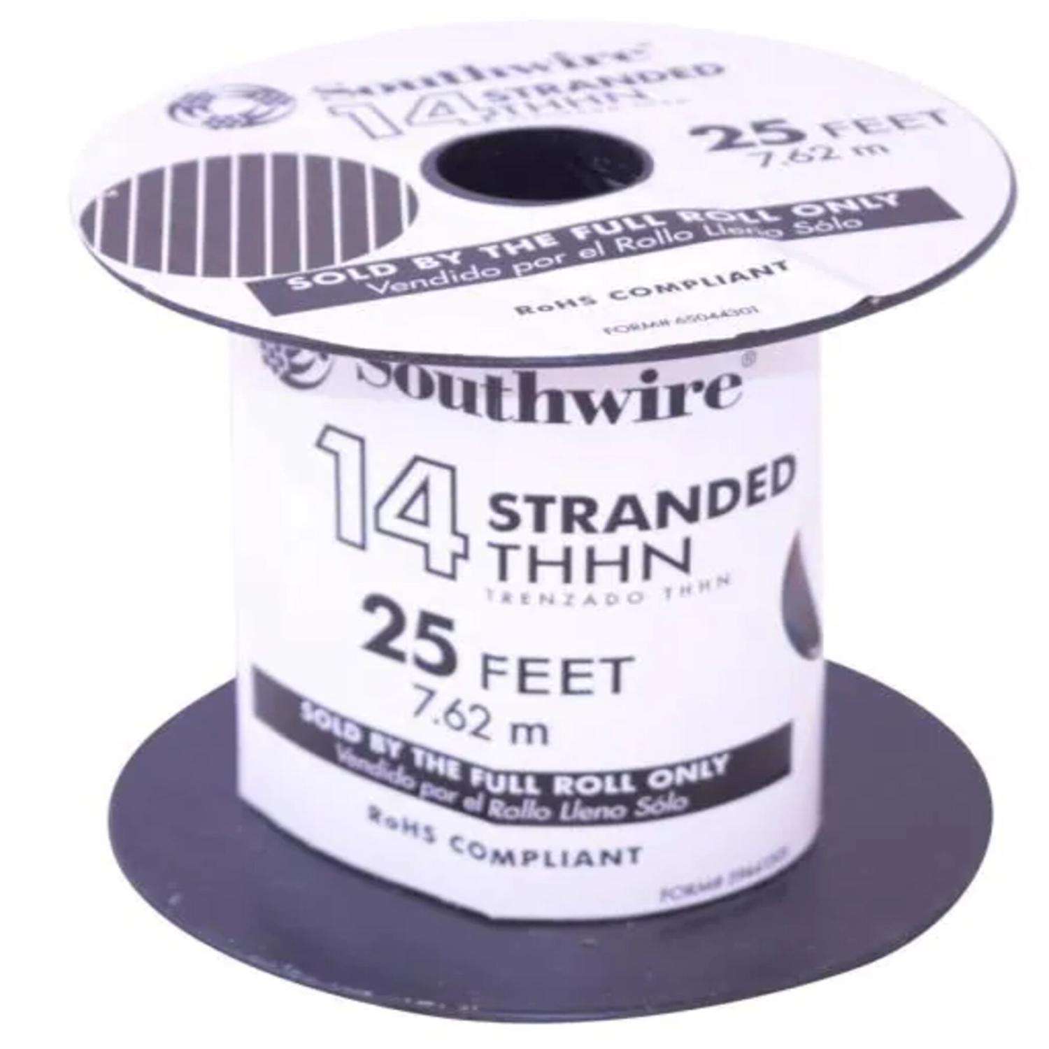 Southwire 25 ft. 14 Stranded THHN Building Wire - Ace Hardware