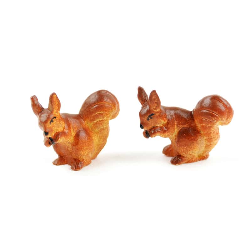 Touch of Nature Resin Multi-color 6.25 in. Miniature Squirrel Statue ...