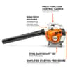 STIHL BG 56 C-E Handheld Gas Leaf Blower 412 CFM Mfr# 42410111755US - Ace Hardware