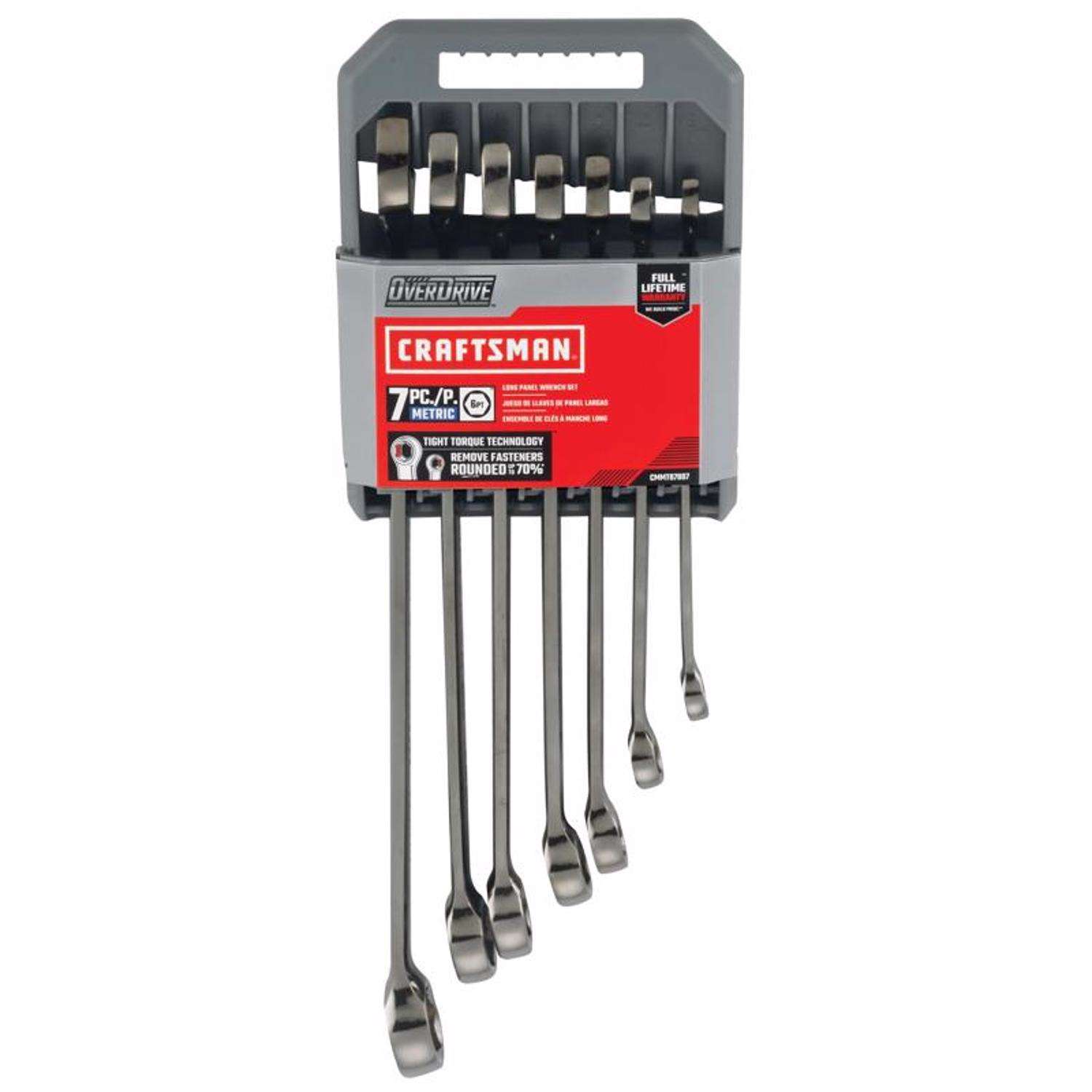 Craftsman Overdrive 6 Point Metric Wrench Set 7 pc - Ace Hardware