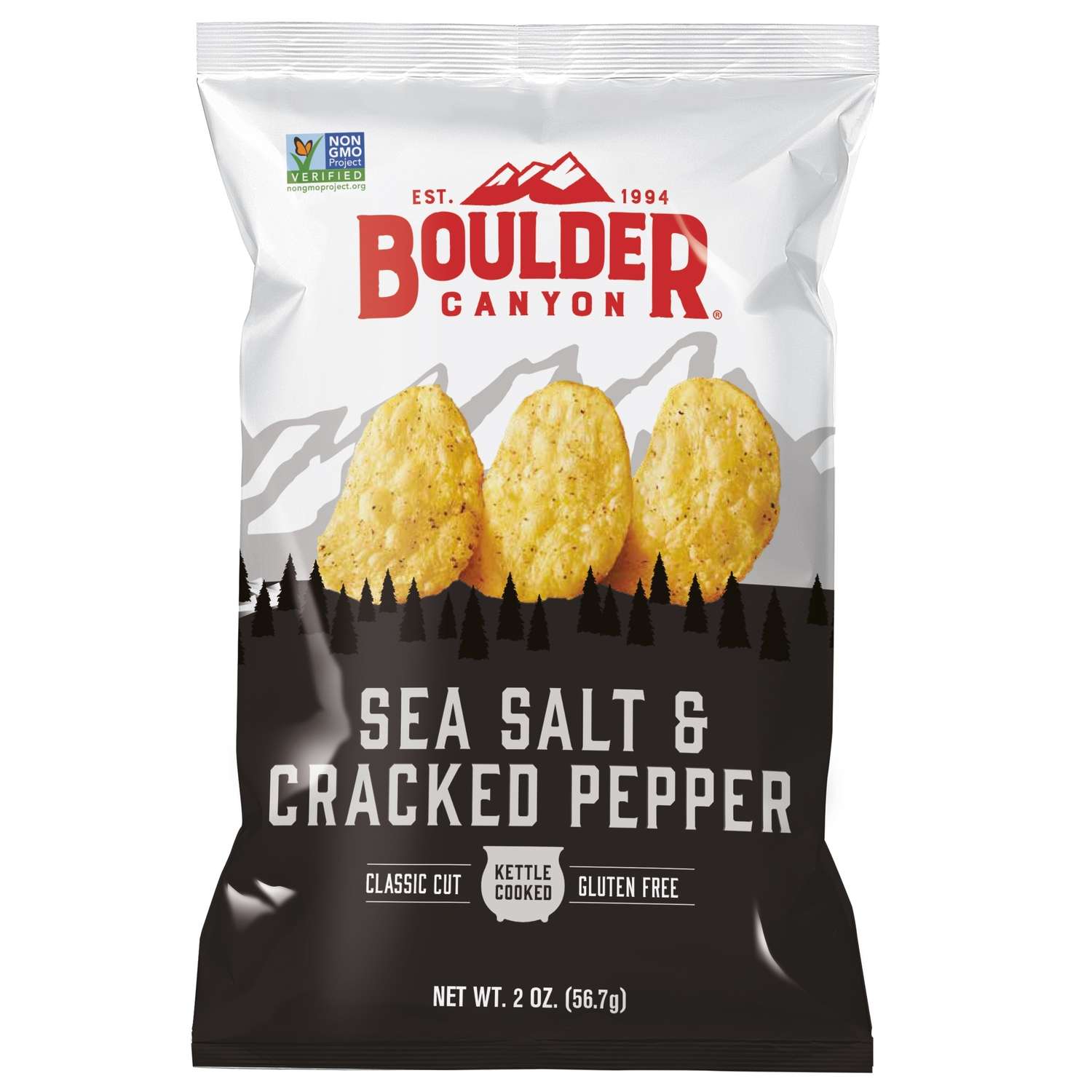 Boulder Canyon Sea Salt & Cracked Pepper Chips 2 oz Bagged - Ace Hardware