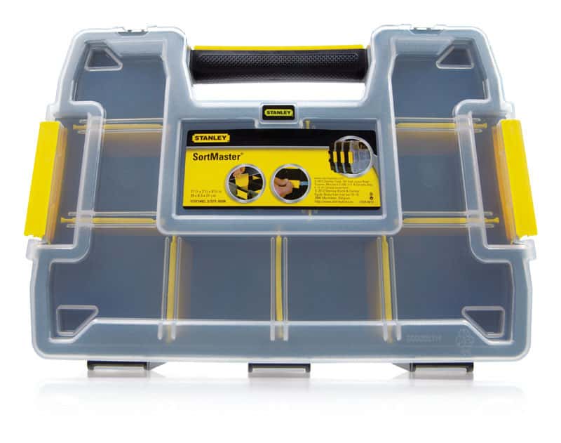 Stanley Sort Master 13.3 in. W x 3 in. H Storage Organizer Plastic 8 ...