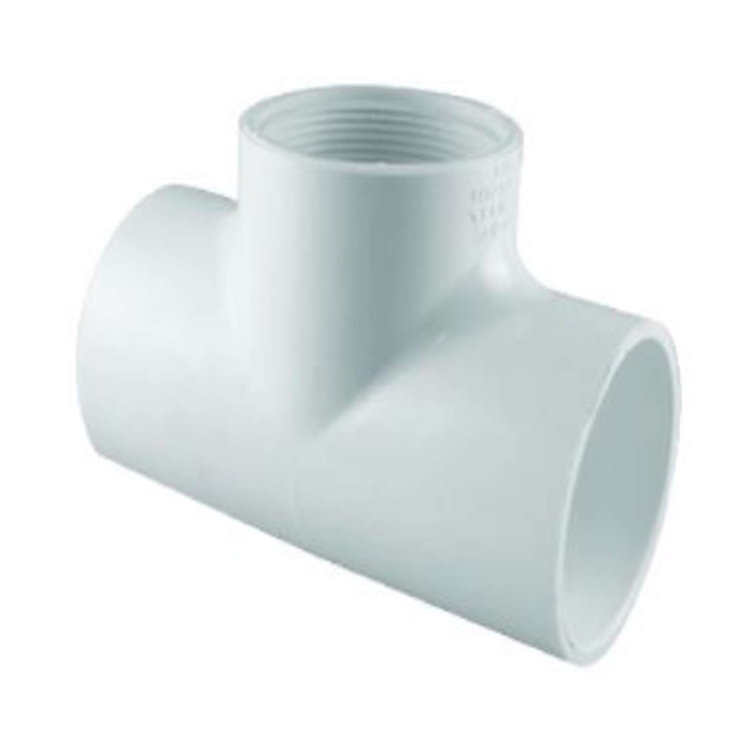 Charlotte Pipe 2 in. Slip X 2 in. D Slip PVC Reducing Tee 1 pk - Ace ...
