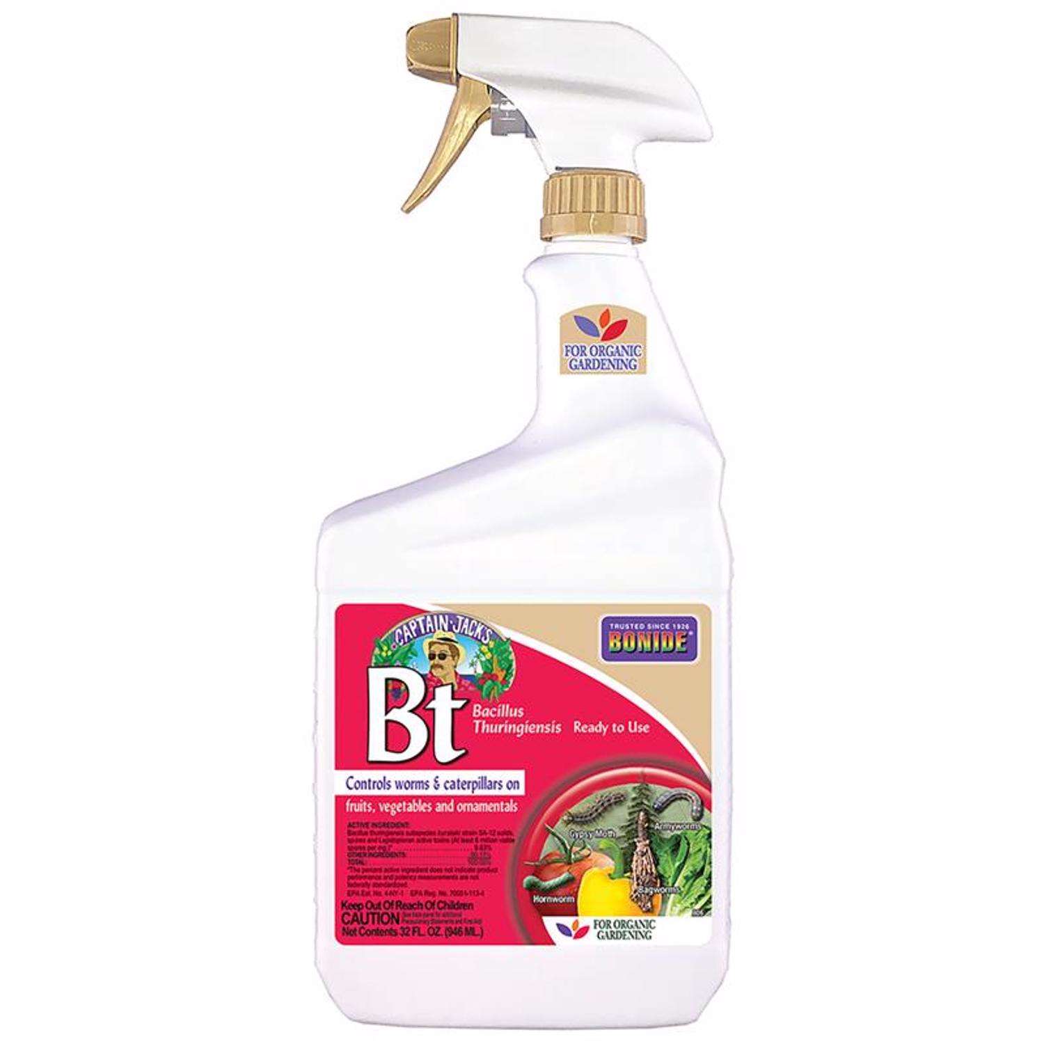 Bonide BT Thuricide Spray Organic Caterpillar Killer Liquid 32 oz - Ace ...