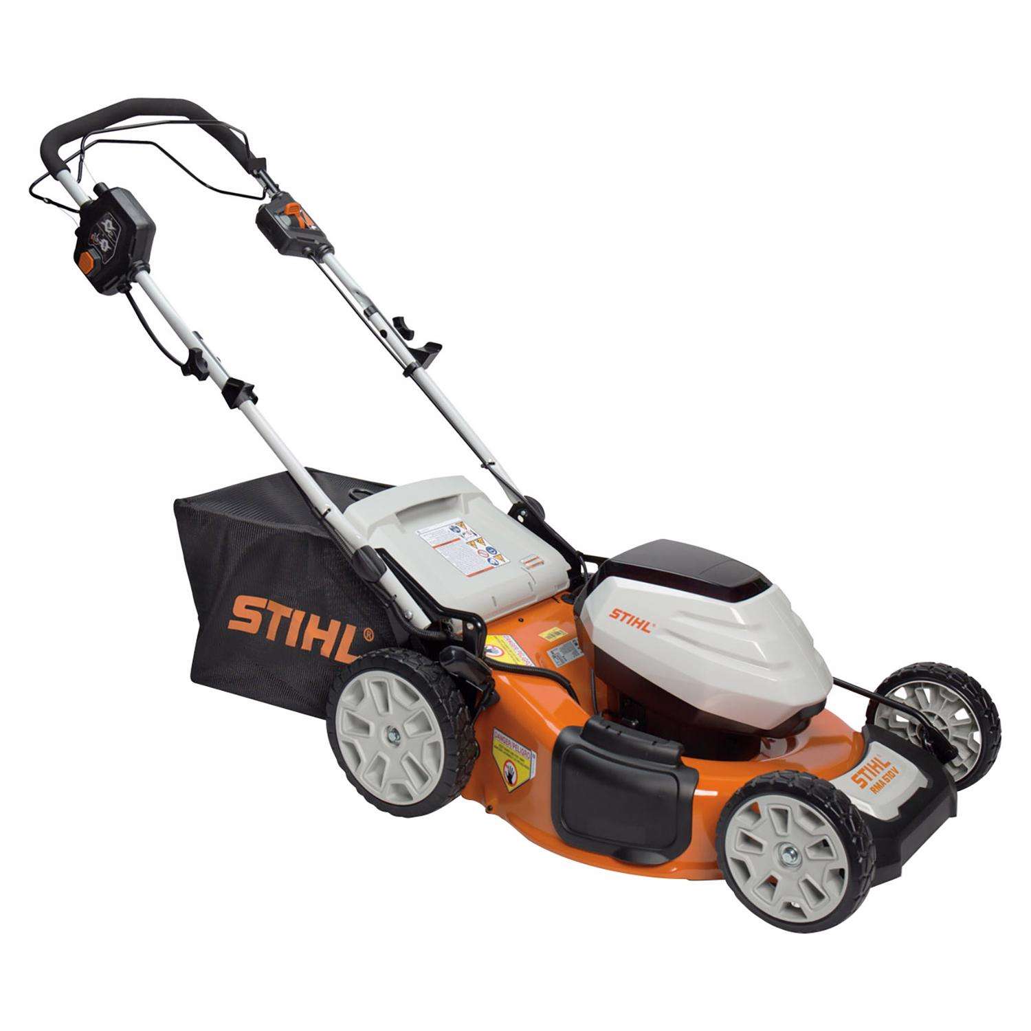 STIHL RMA 510 V 21 in. 36 V Battery Self-Propelled Lawn Mower Kit ...