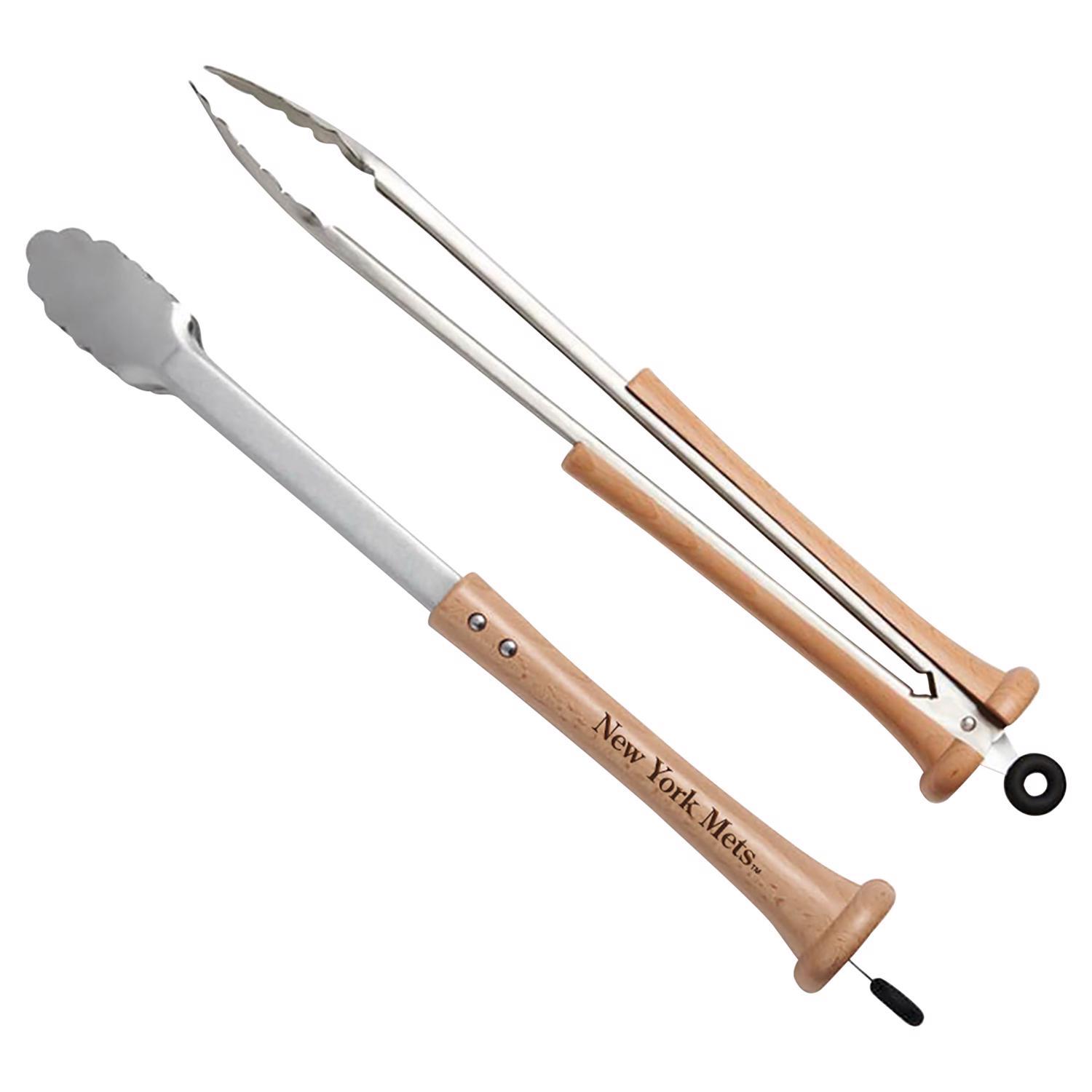 Baseball BBQ MLB Stainless Steel Natural Grill Tongs 1 pk - Ace Hardware