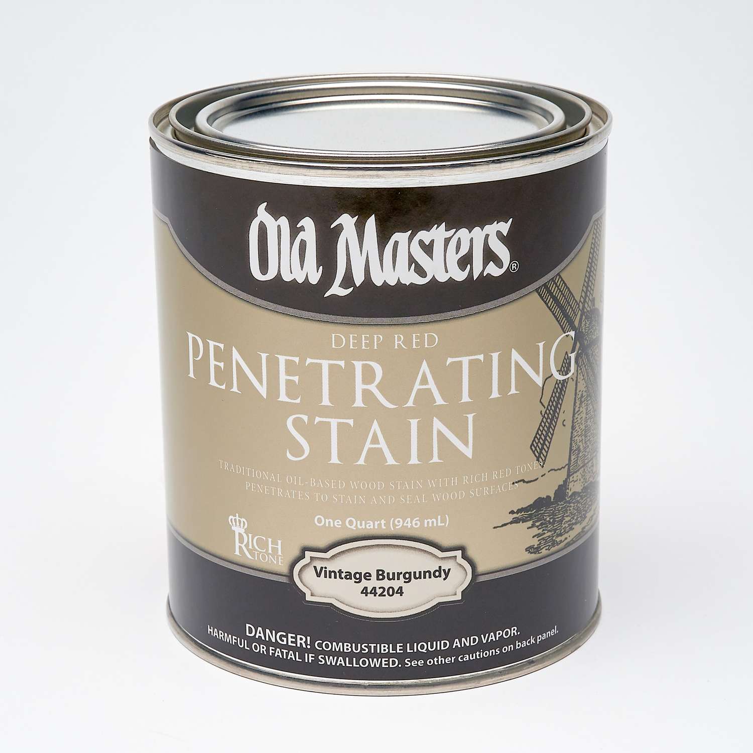 Old Masters Semi-Transparent Vintage Burgundy Oil-Based Penetrating ...