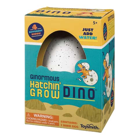Toysmith Ginormous Hatchin' Grow Dino Plastic Assorted 1 pc - Ace Hardware