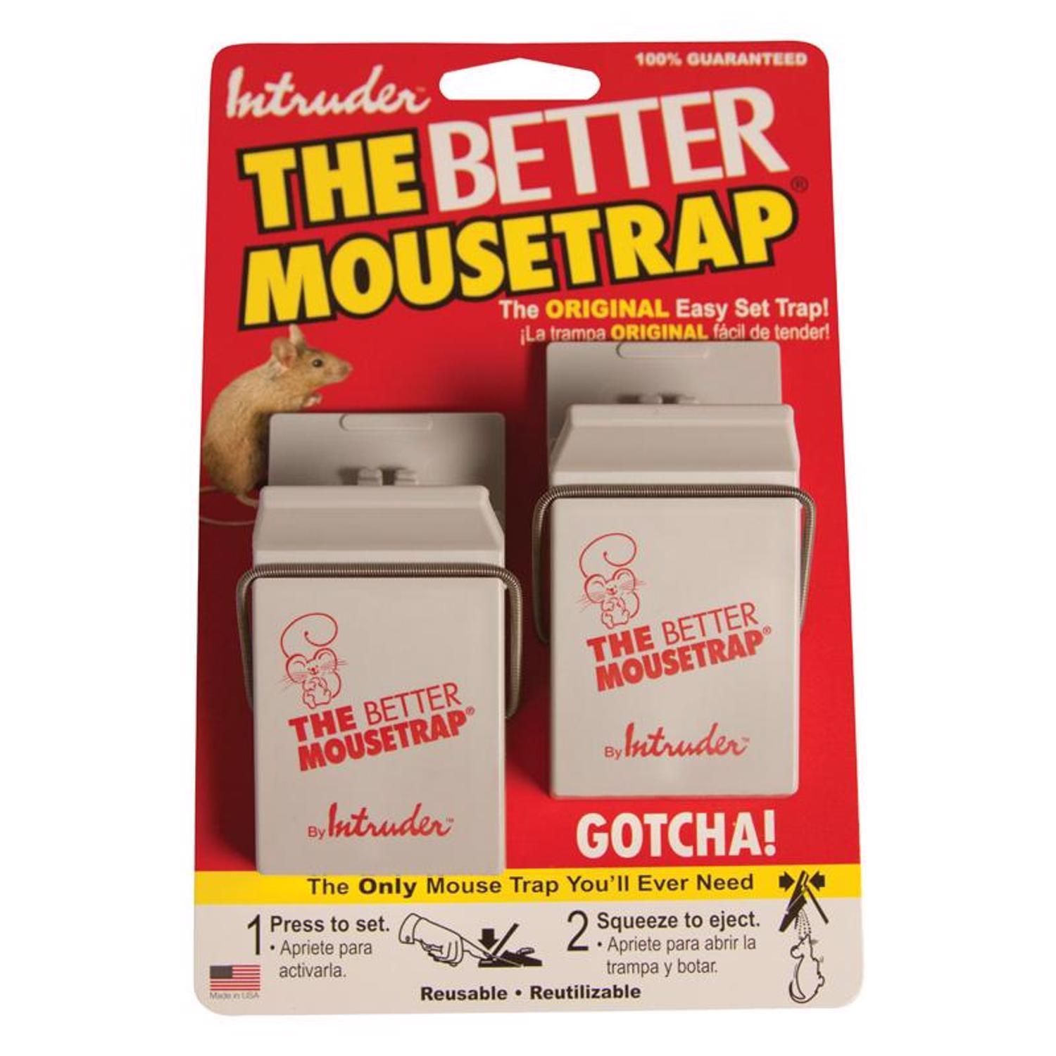 Intruder The Better Mousetrap Small Snap Trap For Mice 2 pk - Ace Hardware