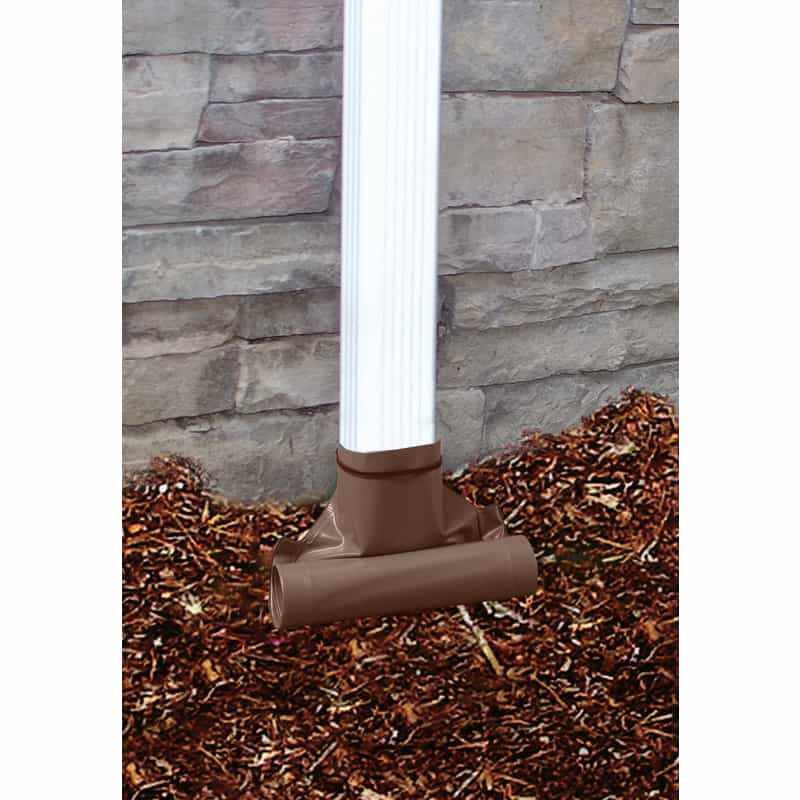 Frost King Drain Away 2.8 in. H x 9 in. W x 4 in. L Brown Plastic ...