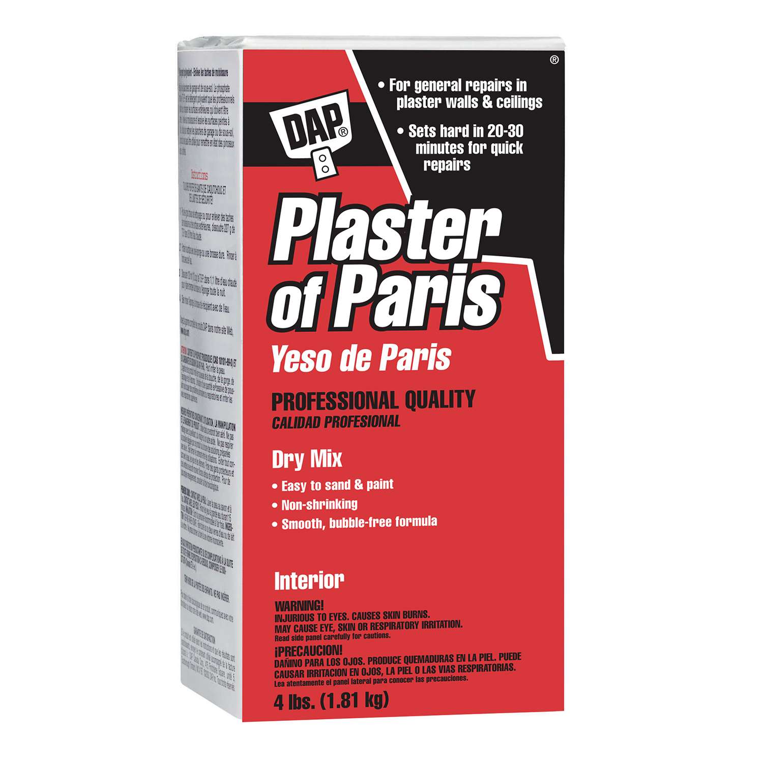 DAP Plaster of Paris White Patch 4 lb. - Ace Hardware