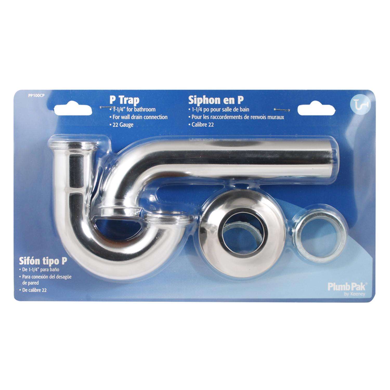 Plumb Pak 1-1/4 in. D Brass P-Trap - Ace Hardware