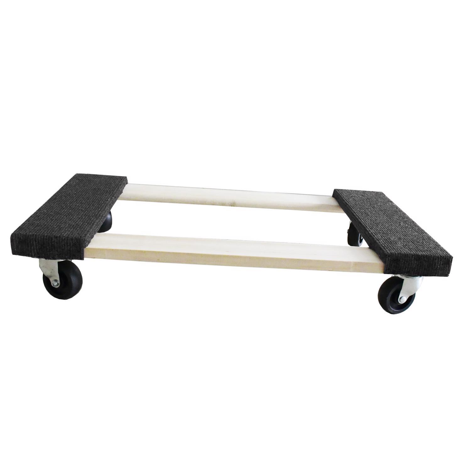 HP 4 Wheel Hardwood Dolly 1000 lb. capacity Mfr CMDY2204D Ace Hardware