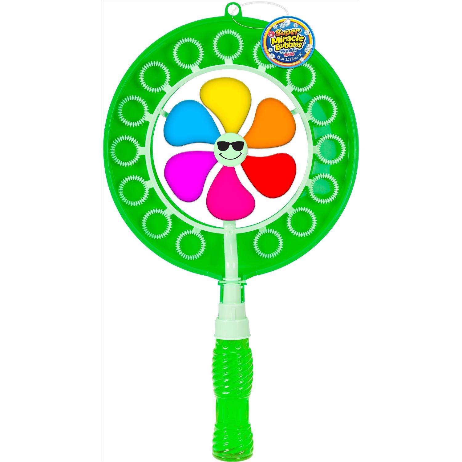 Super Miracle Bubbles Pinwheel Bubble Wand Multicolored - Ace Hardware