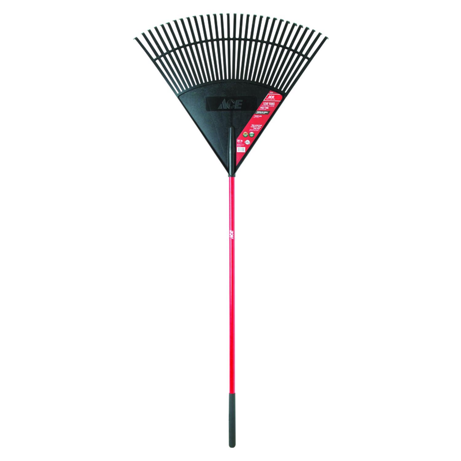 Ace 69.75 in. 30 Tine Poly Rake Fiberglass Handle Mfr# EP-30F-ACE - Ace ...