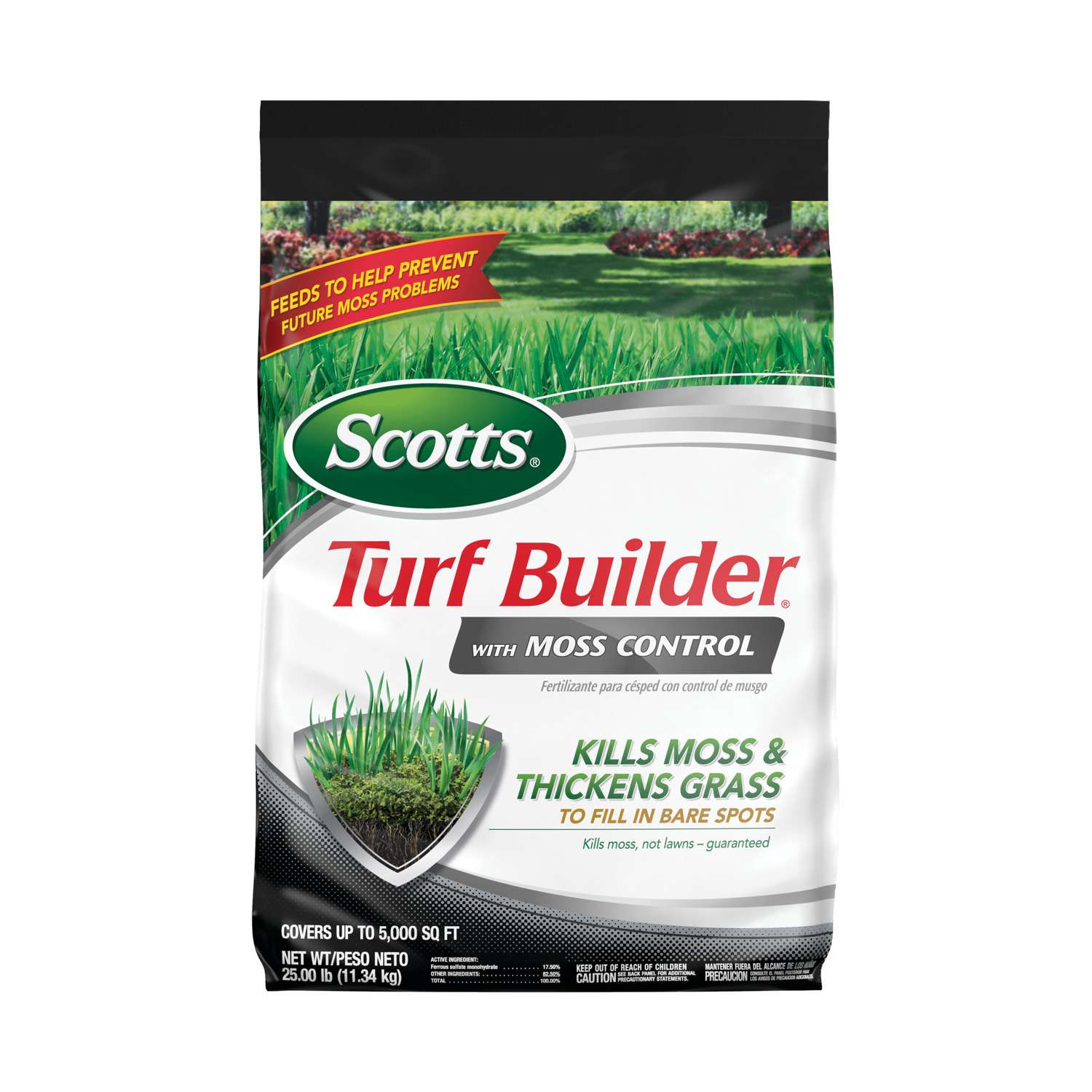 Scotts Turf Builder Moss and Fungus Control Lawn Fertilizer For All ...