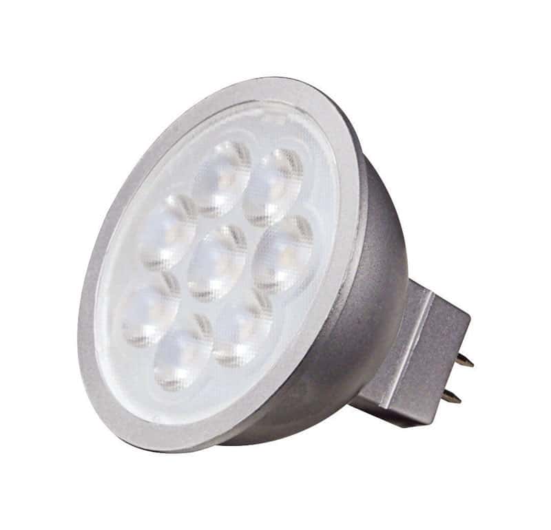 Satco MR16 Bi Pin (GU5.3) LED Bulb Warm White 50 Watt Equivalence 1 pk ...