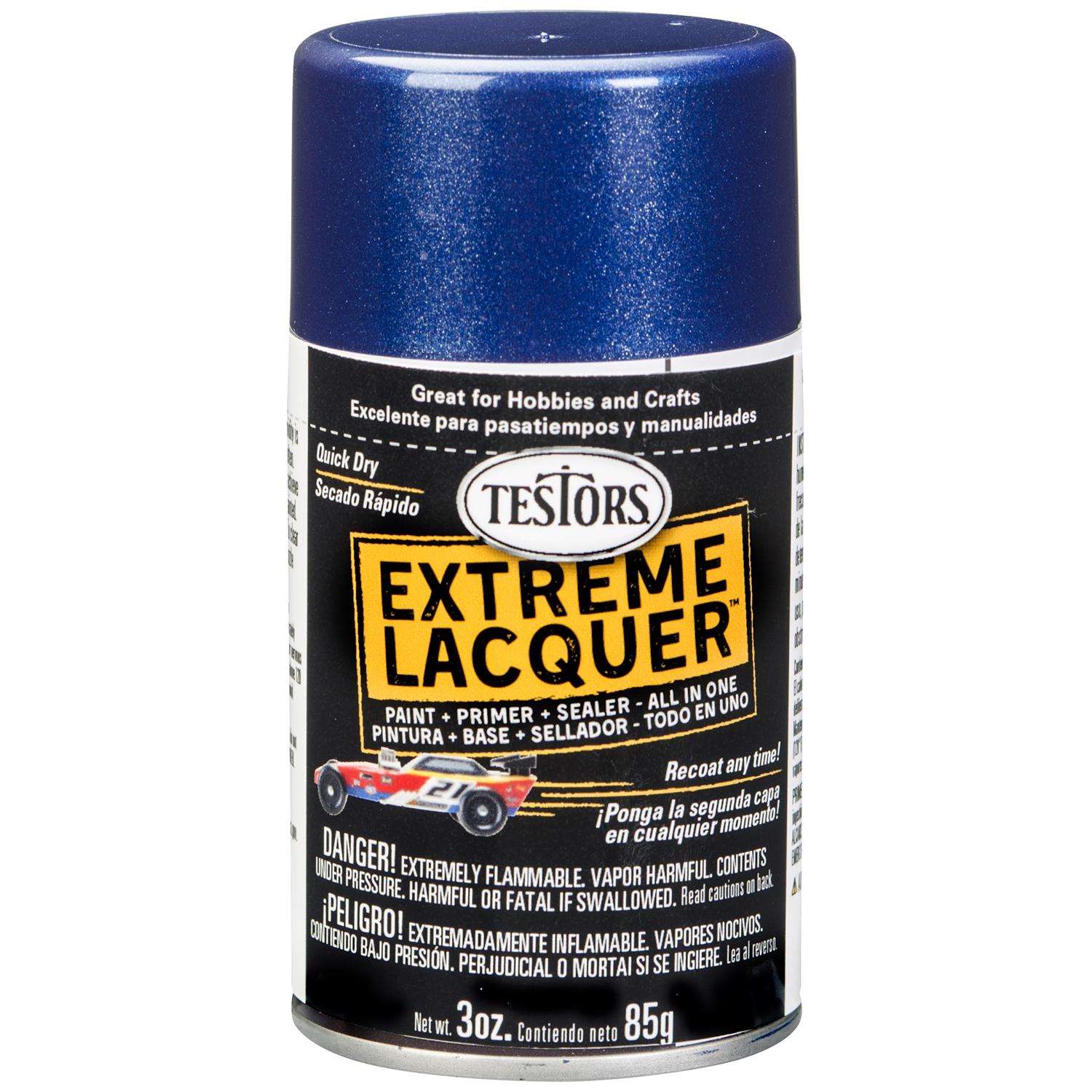 Testors Extreme Lacquer Gloss De Ja Blue Spray Paint 3 oz - Ace Hardware