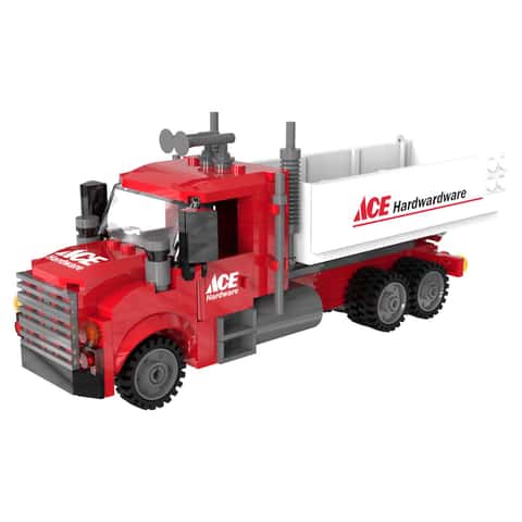 NovaBrix Ace Block Dump Truck ABS/Polypropylene Red/White Mfr# TBT019 ...