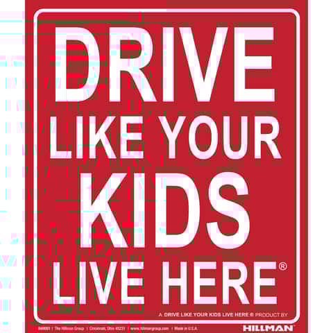 Hillman English Red Notice Sign 24 in. H X 19 in. W - Ace Hardware