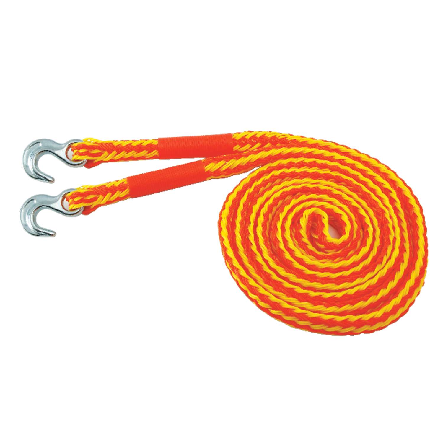 ProGrip 14 ft. L Orange/Yellow Tow Ropes with Hooks 1 pk - Ace Hardware