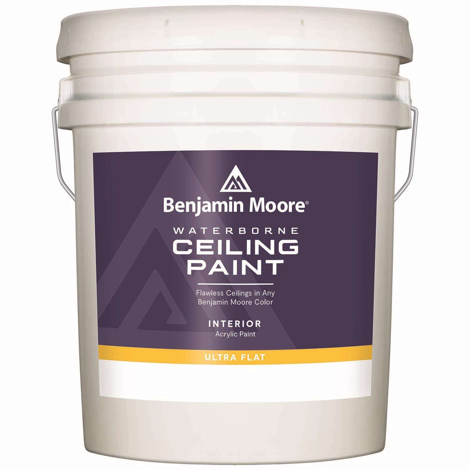 Benjamin Moore Waterborne Ceiling Paint Flat White Base 1 Ceiling Paint ...