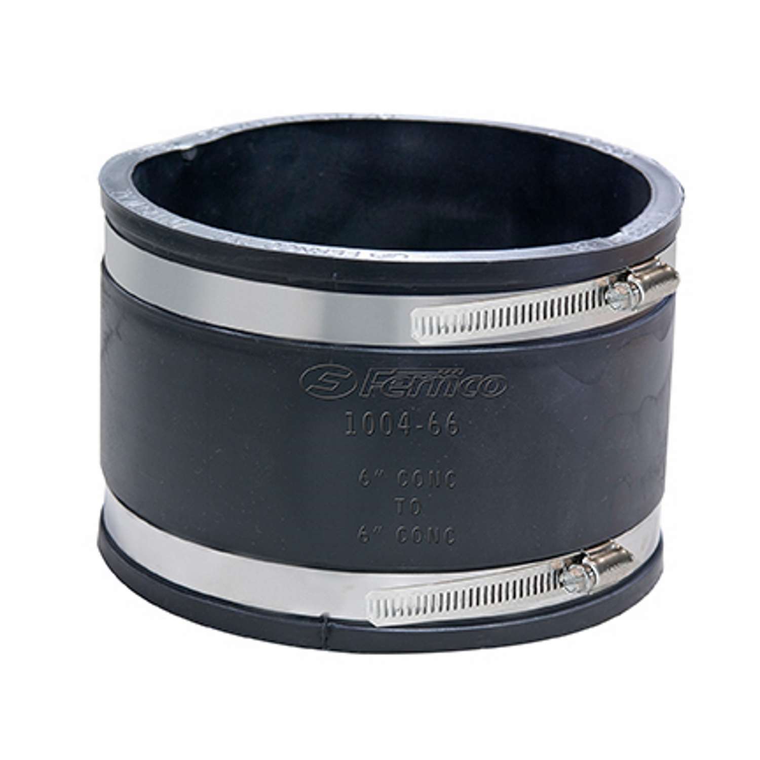 Fernco Schedule 40 6 in. Hub each X 6 in. D Hub PVC Coupling 1 pk - Ace ...