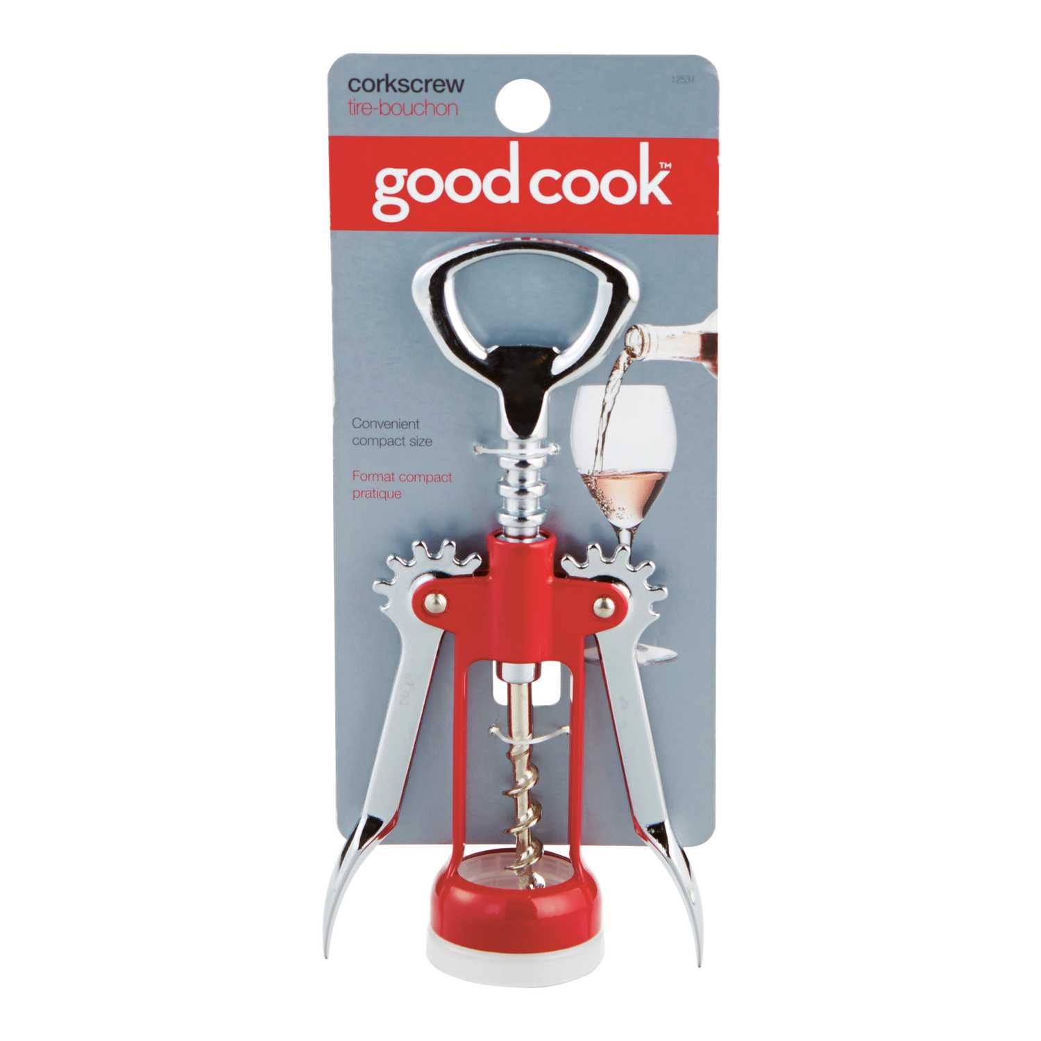 Good Cook Red Steel Corkscrew - Ace Hardware
