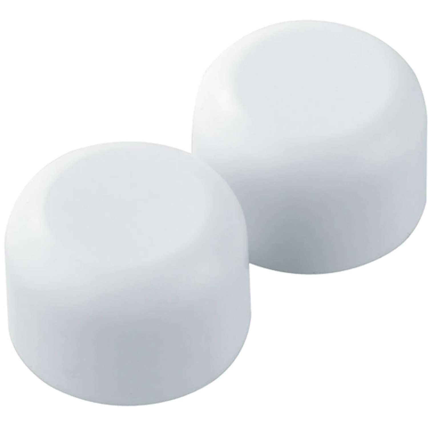 PlumbCraft Toilet Bolt Caps White Plastic - Ace Hardware