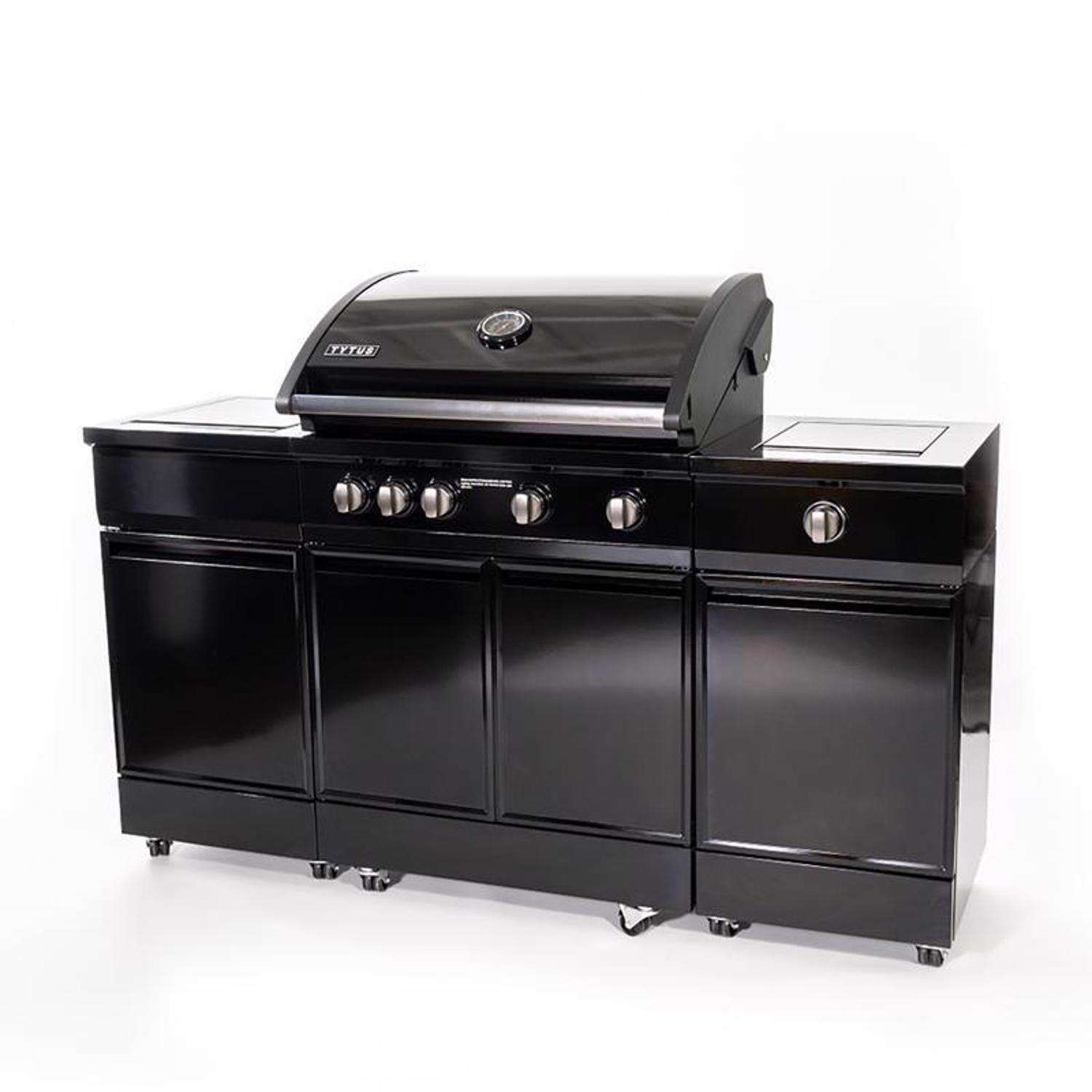 TYTUS 4 Burner Liquid Propane Grill Black - Ace Hardware