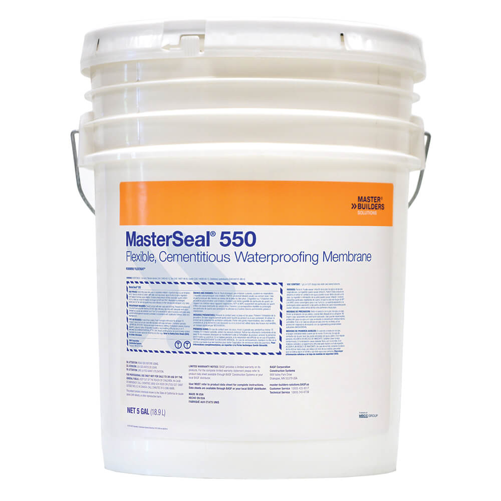 BASF MASTERSEAL 550 GAL Coastal Construction Products, 47% OFF