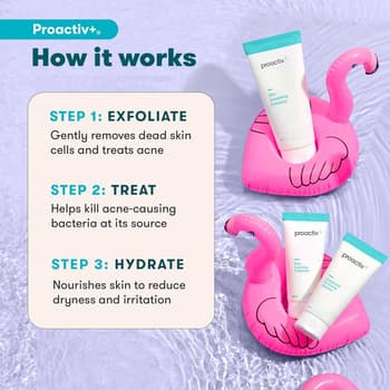 Proactiv+ 3 Step System 90 Day Acne Treatment Kit | Proactiv