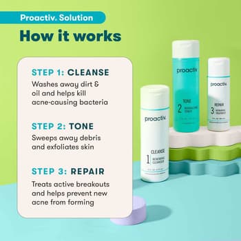 Proactiv® Solution 3-Step System | 90 Day Acne Treatment Kit
