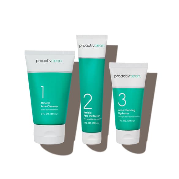 Proactiv Clean 3-Piece System | 30 Day Acne Treatment Kit
